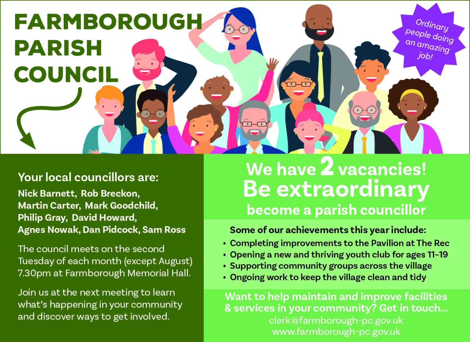 Farmborough Parish Council – News and updates from Farmborough Council